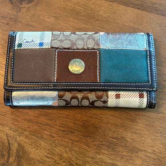 Coach | Bags | Coach Patchwork Wallet | Poshmark